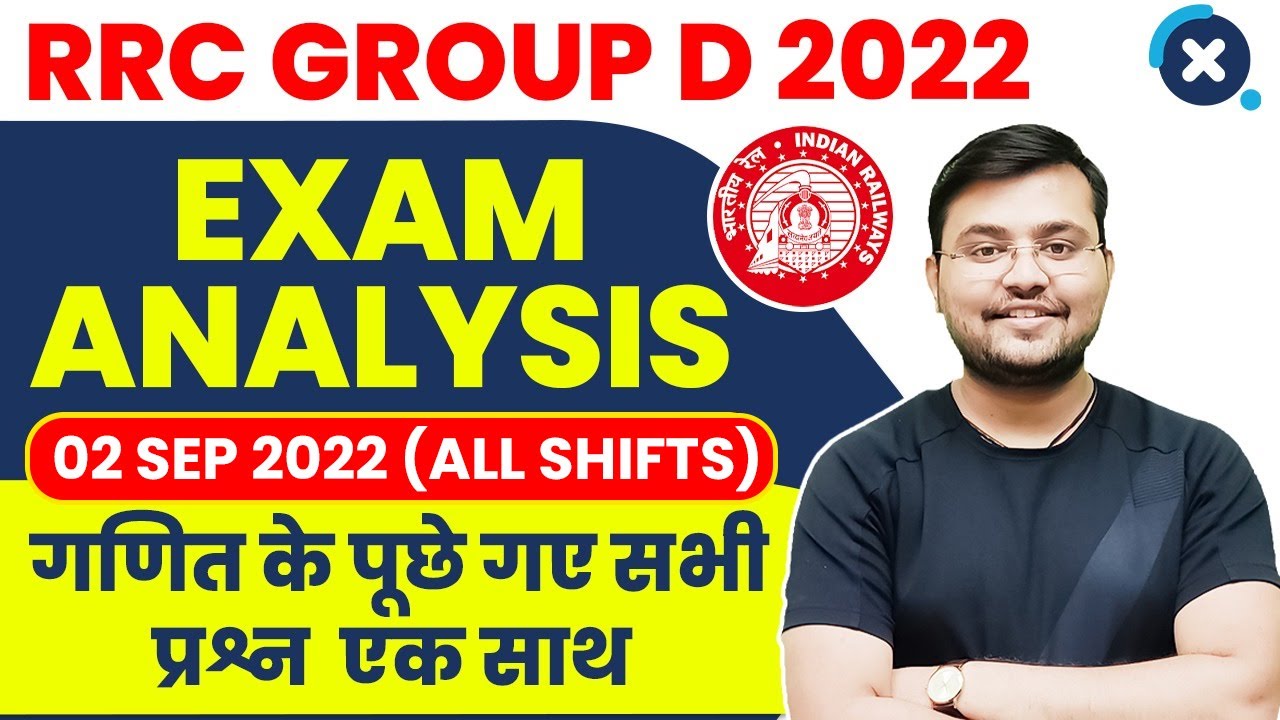 🔥 RRC Group D 2022 | Exam Analysis (02-Sep-22) | Math Questions (All ...