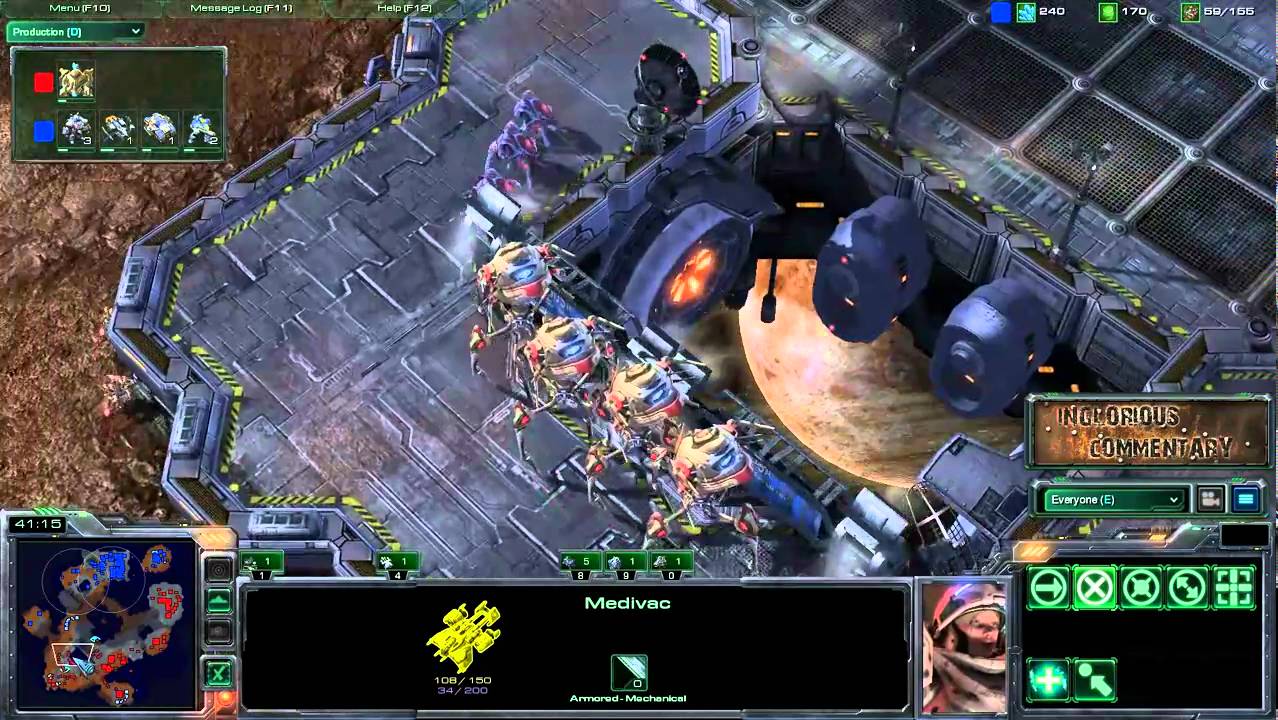 (SC2-017) HuK (P) vs Qxc (T) - Part 3 - Starcraft 2 Replay Fr - YouTube