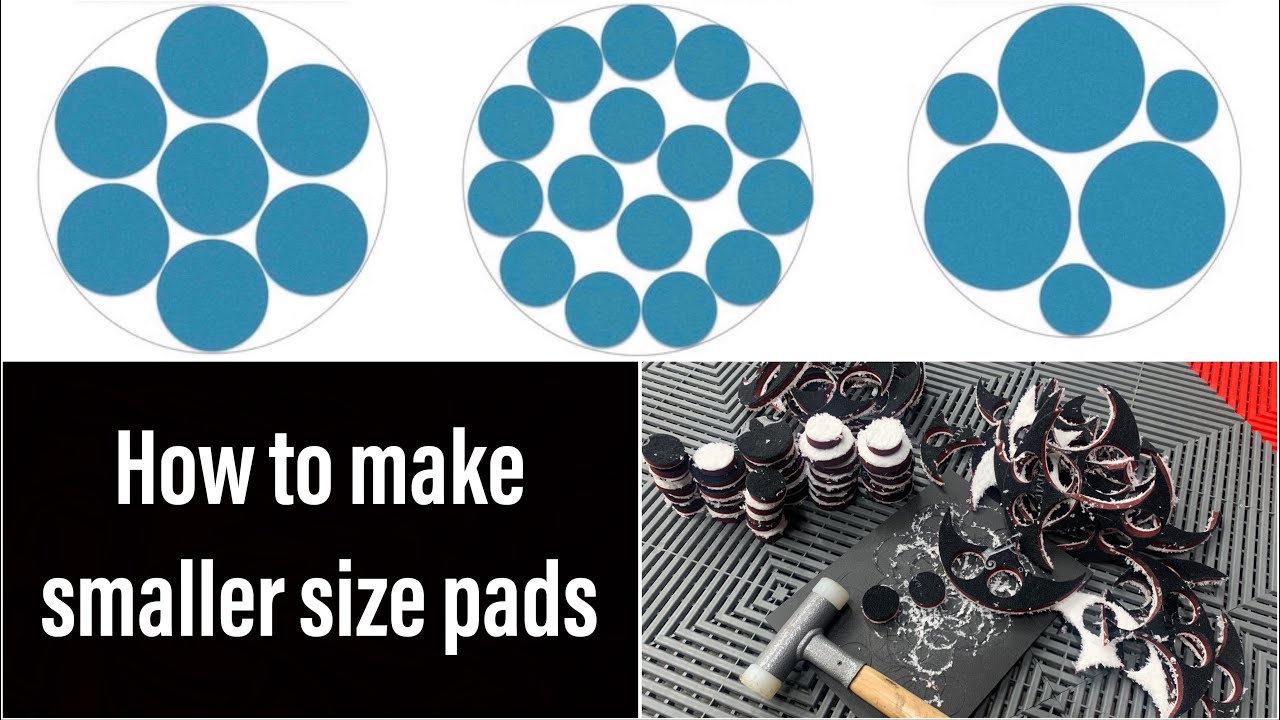 How to make smaller size pads with the KXK Dynamics Pad Punching Set ...
