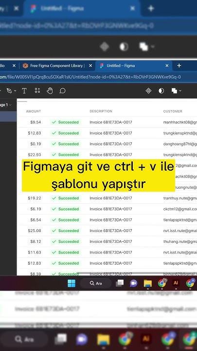FİGMA İLE ÜCRETSİZ ŞABLONLARI KULLANARAK WEB SİTESİ TASARLA - YouTube