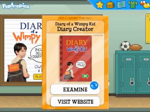 Poptropica: Diary of the Wimpy Kid Ad - YouTube
