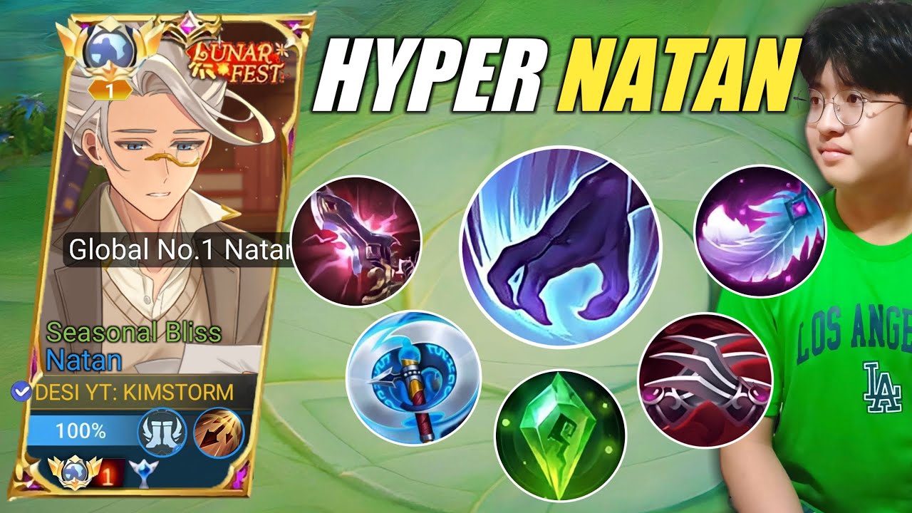 WHEN TOP GLOBAL NATAN FINALLY PLAY AS HYPER (Natan Best Build)🔥 - YouTube