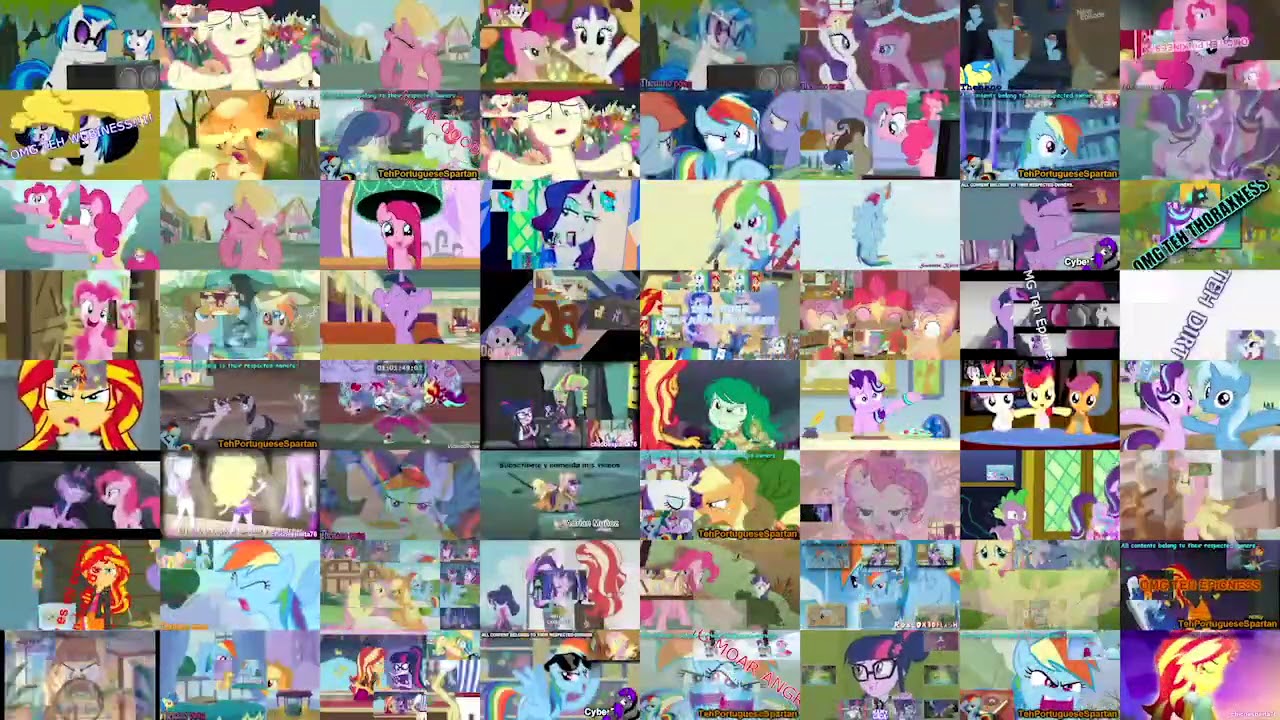 My Little Pony Sparta Remix Ultimateparison - YouTube