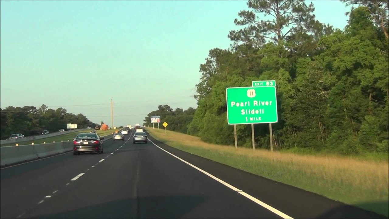 Louisiana - Interstate 12 East - Mile Marker 80-85 (5/22/15) - YouTube