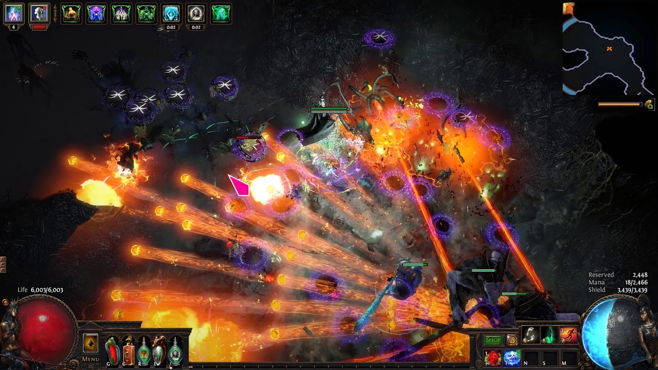 Path of Exile - Goatman Fire-raiser T16 Mapping | Big DPS Summoner ...