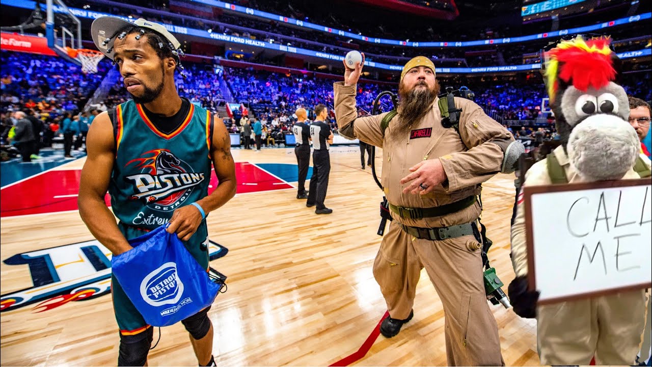 The NBA hired us! Behind the scenes with Hooper and the Pistons - YouTube