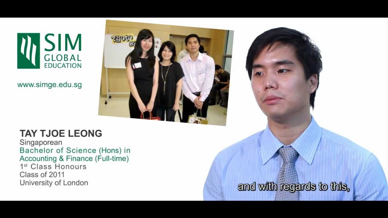 SIM-UOL 2012 Graduate, Tay Tjoe Leong - YouTube