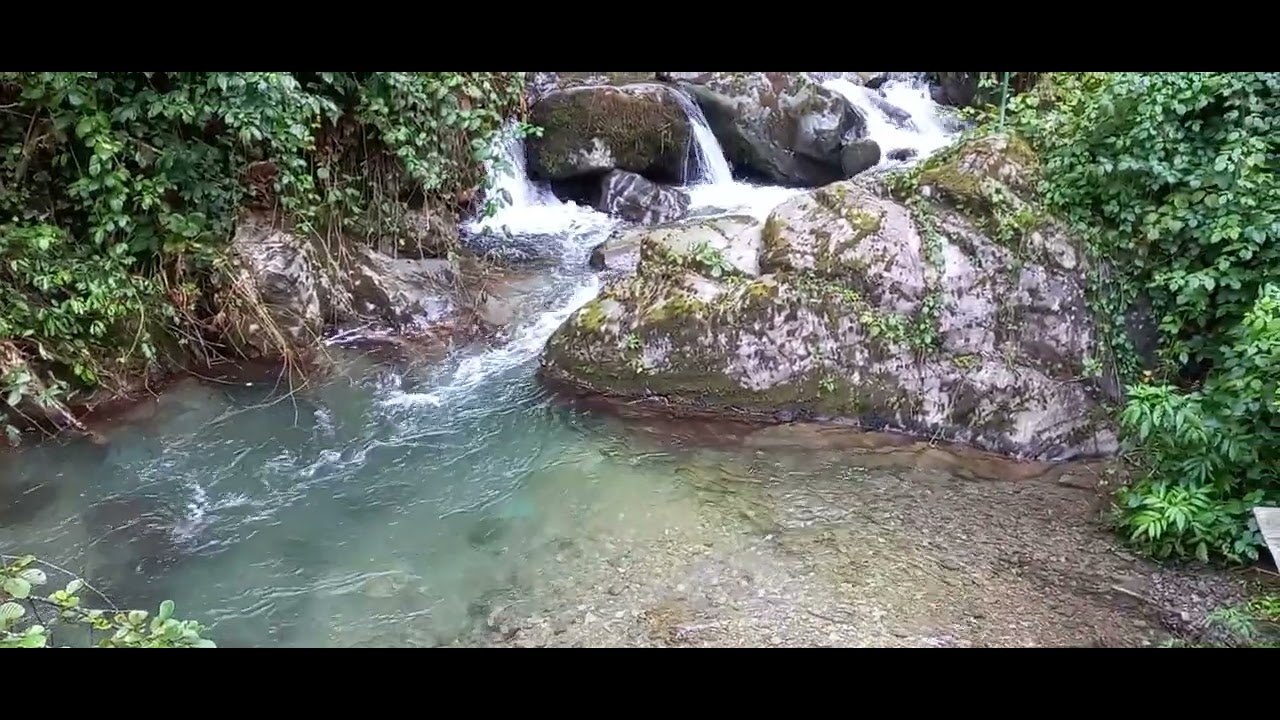 hiking to a remote waterfall in the nature preserve - YouTube