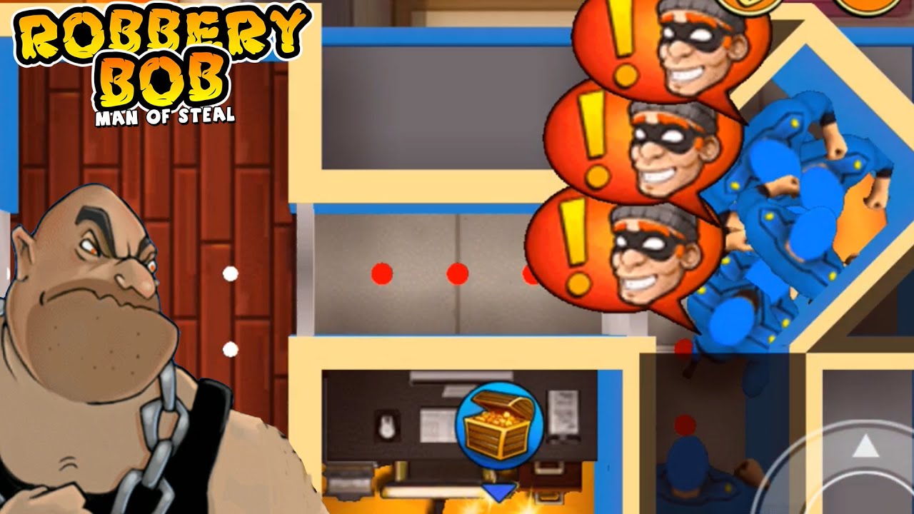 Robbery Bob 1 - Orange Biff Using Teleport mine #15 - YouTube