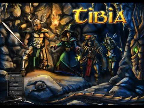 Tutorial TIBIA - Criando uma conta e um personagem - YouTube