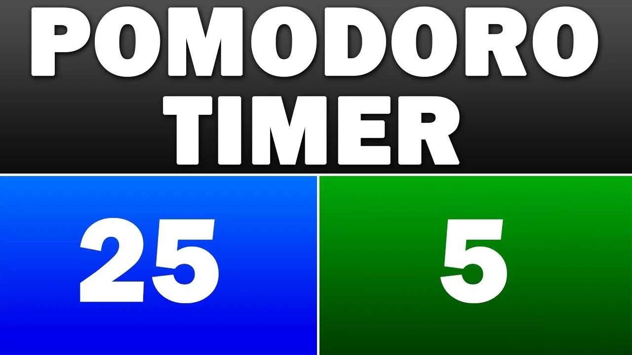 Pomodoro Technique 25 min - Study Timer 12 h [ NO ADS ] - YouTube