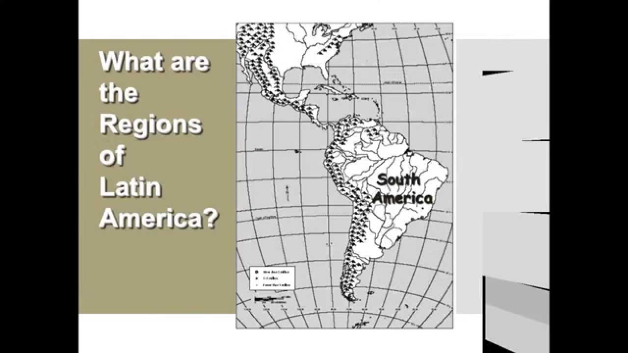 Sierra Madre Latin America Map Labeled