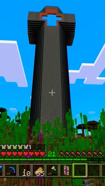 A Giant Cross in Minecraft - YouTube