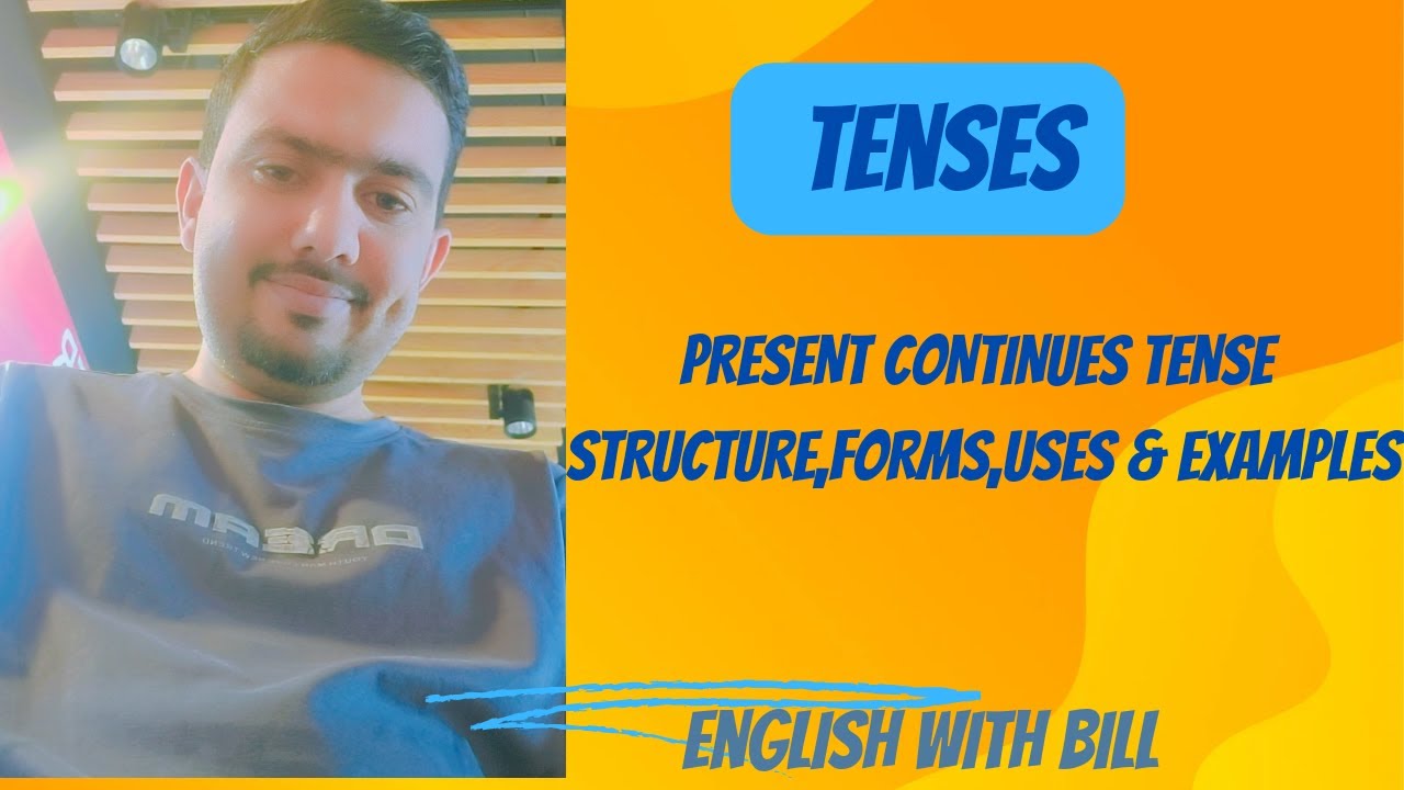 Present Continues Tense (structure, forms,uses & examples)by Sir Bilal ...