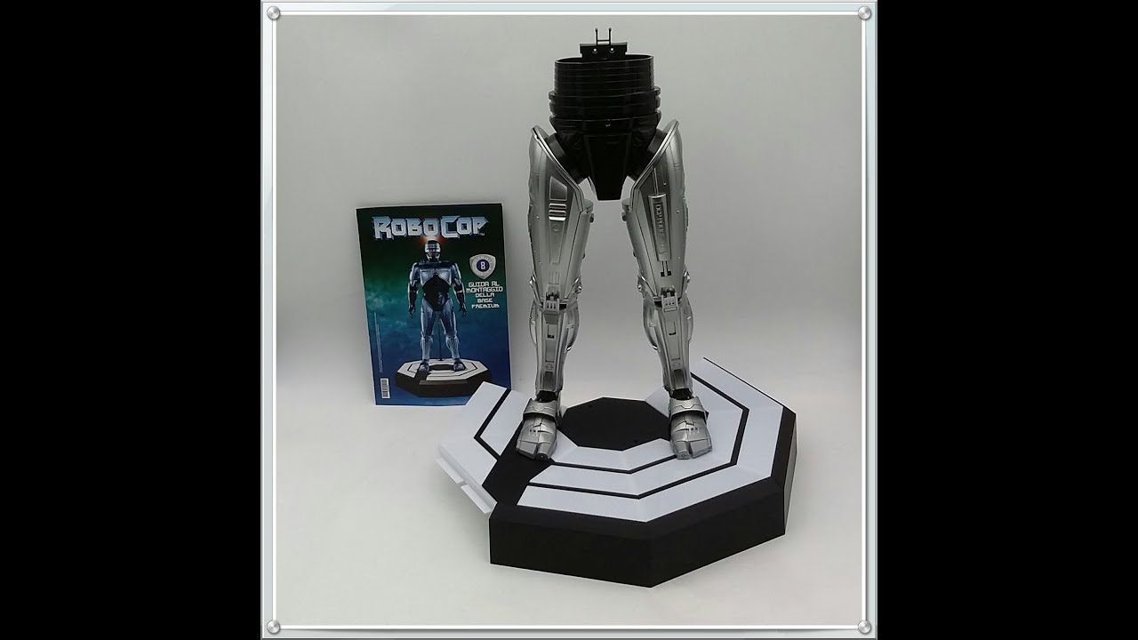 Base Premium RoboCop in metallo e plastica, illuminata da 136 led ...