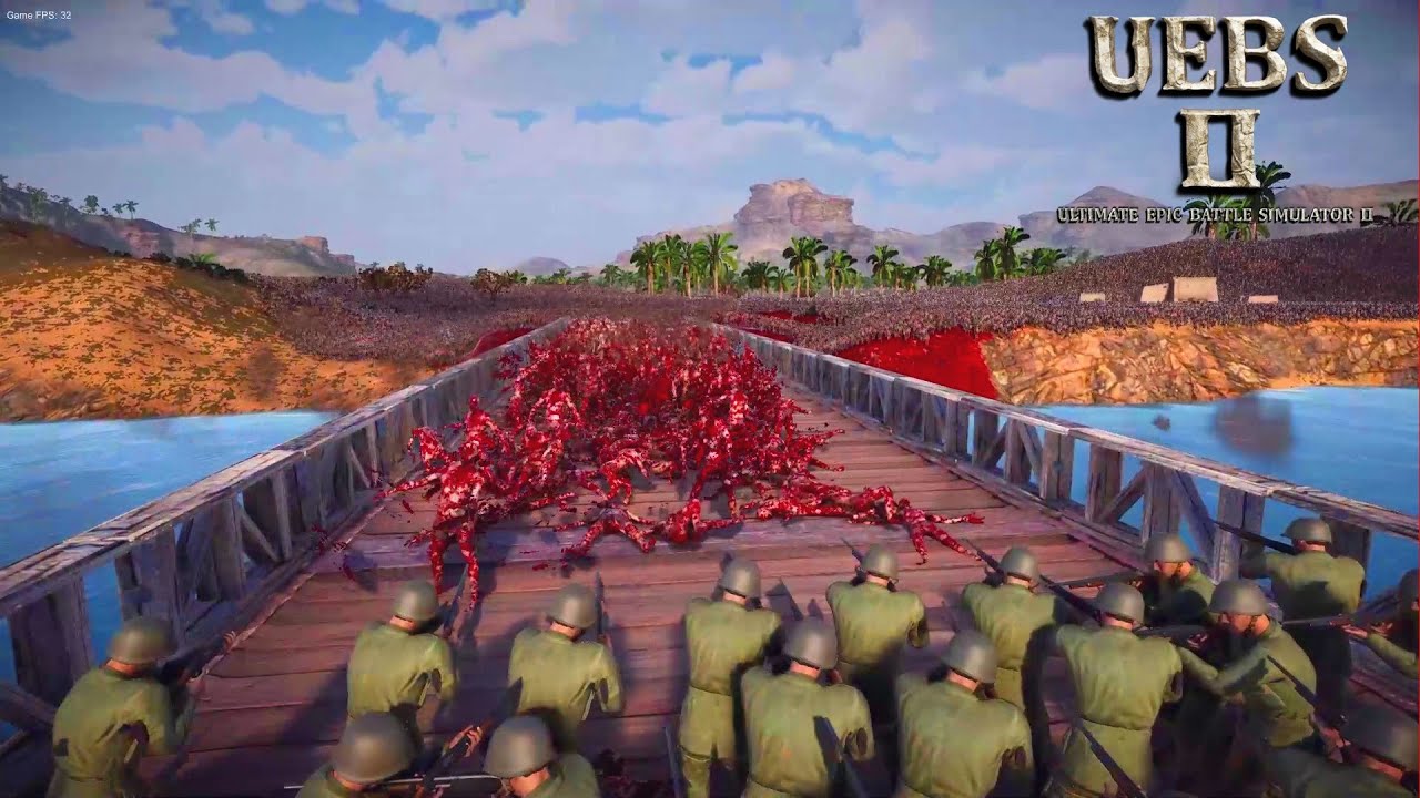 1 MILLON DE ZOMBIES ATACAN BASE MILITAR EN ISLA - UEBS 2 (BATTLE ...
