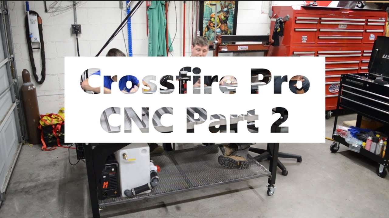 Langmuir Crossfire PRO CNC Plasma Table Build Part 2: Assembly, Shelf ...