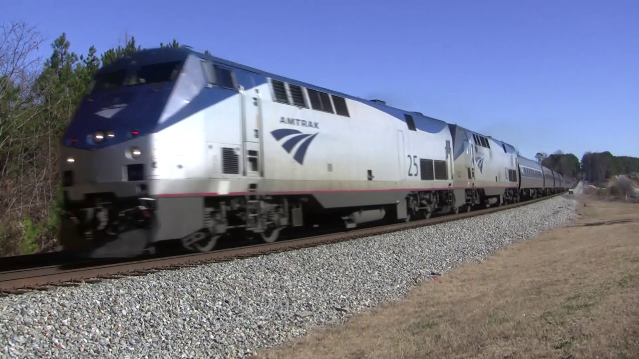 NORFOLK SOUTHERN & AMTRAK 19 WB IN DOUGLASVILLE,GA. 12-17-2018 - YouTube
