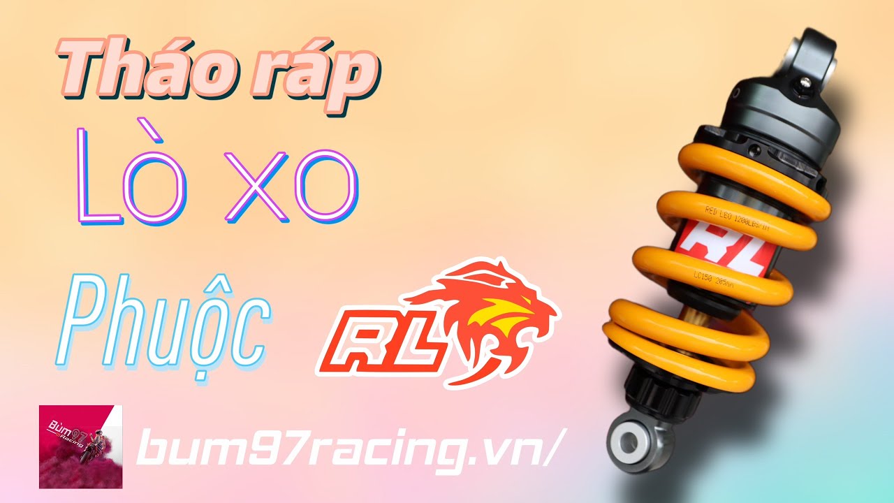 Cách tháo lò xo phuộc REDLEO | Bùm TV - YouTube