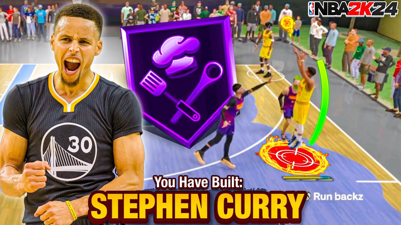2016 Stephen Curry Build is a CHEF on NBA 2K24 - YouTube