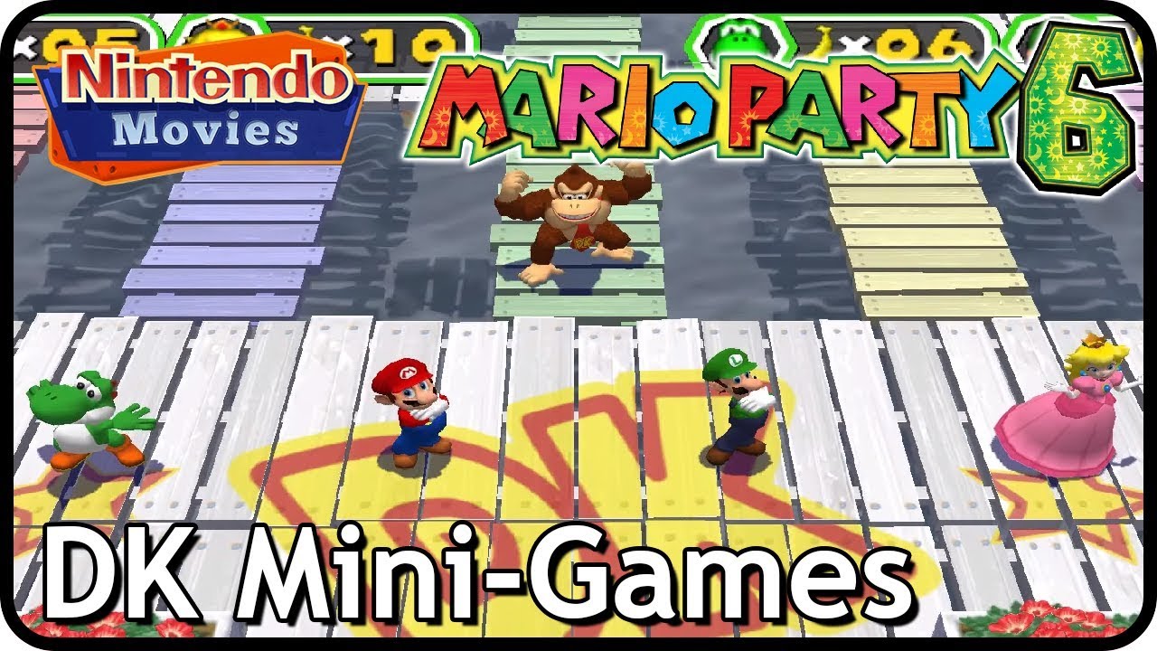 Mario Party 6 - All DK Mini-Games (Multiplayer) - YouTube