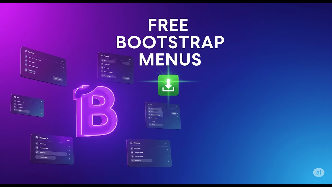 🔥 "Téléchargez des MENUS Bootstrap GRATUITS (Templates PRO) - YouTube