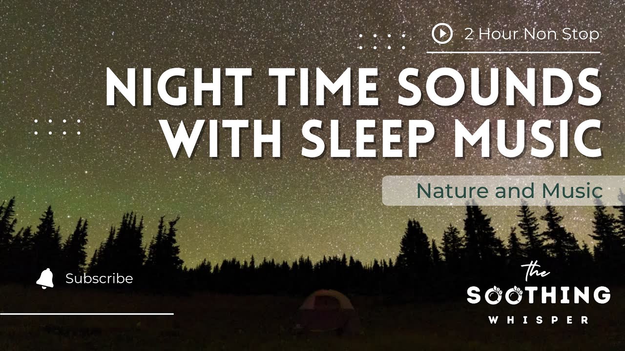 Night Time Ambient Sounds with Soothing Music for Deep Sleep and ...