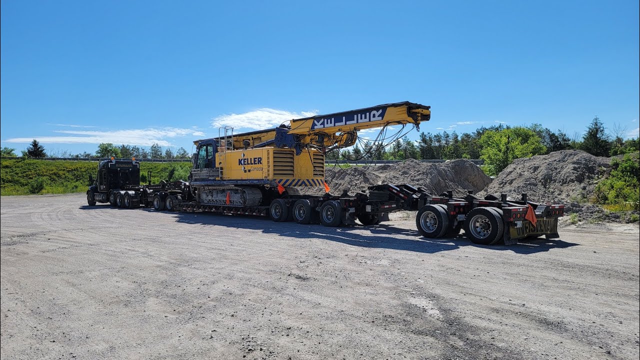 Soilmec SF65 drill rig -- 110,000 LB --ON to SK - YouTube