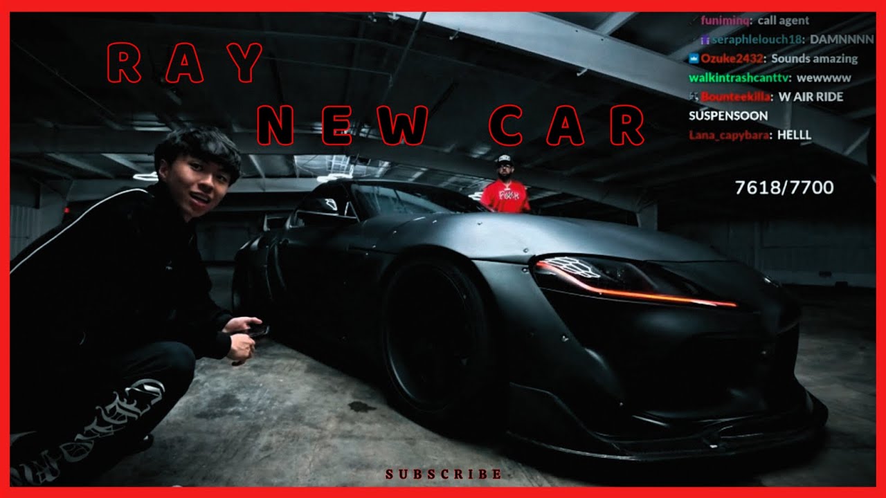RAY REVEALS his NEW CAR #ray #rayasianboyclips #kaicenat #newcar #car ...