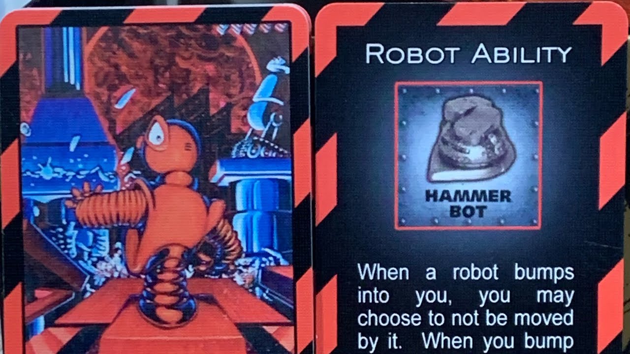 Special Ability cards for each robot in RoboRally - YouTube