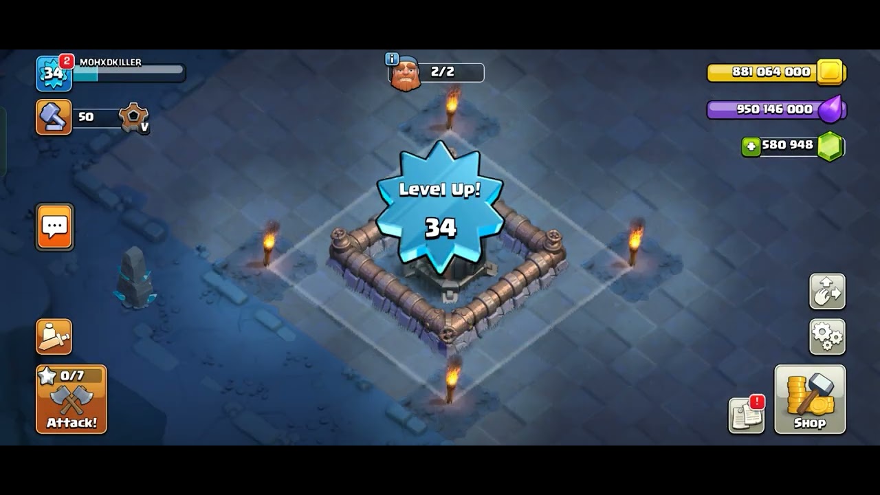 CLASH OF CLANS/GIANT CANNON From level 1 To level MAX/BUILDER BASE 2.O ...