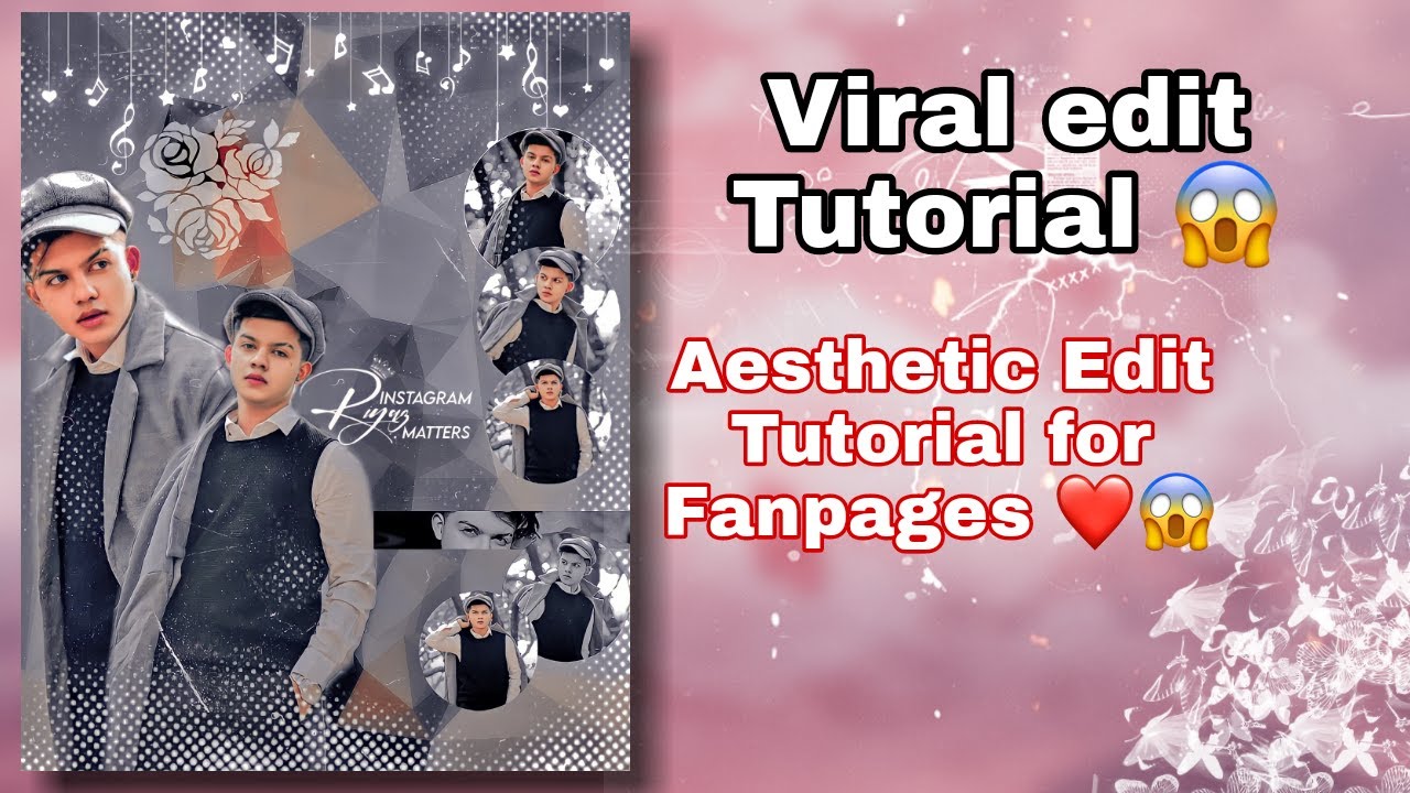 Viral, Trending edit tutorial for Fanpages 👅 ️|Amazing edit Tutorial ...