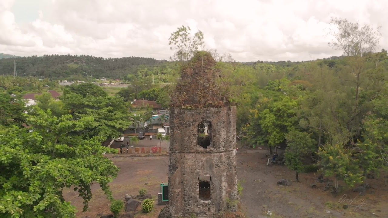 Bicol, Daraga, Albay, Cagsawa Ruin... DJI Mavic Air Dronie - YouTube