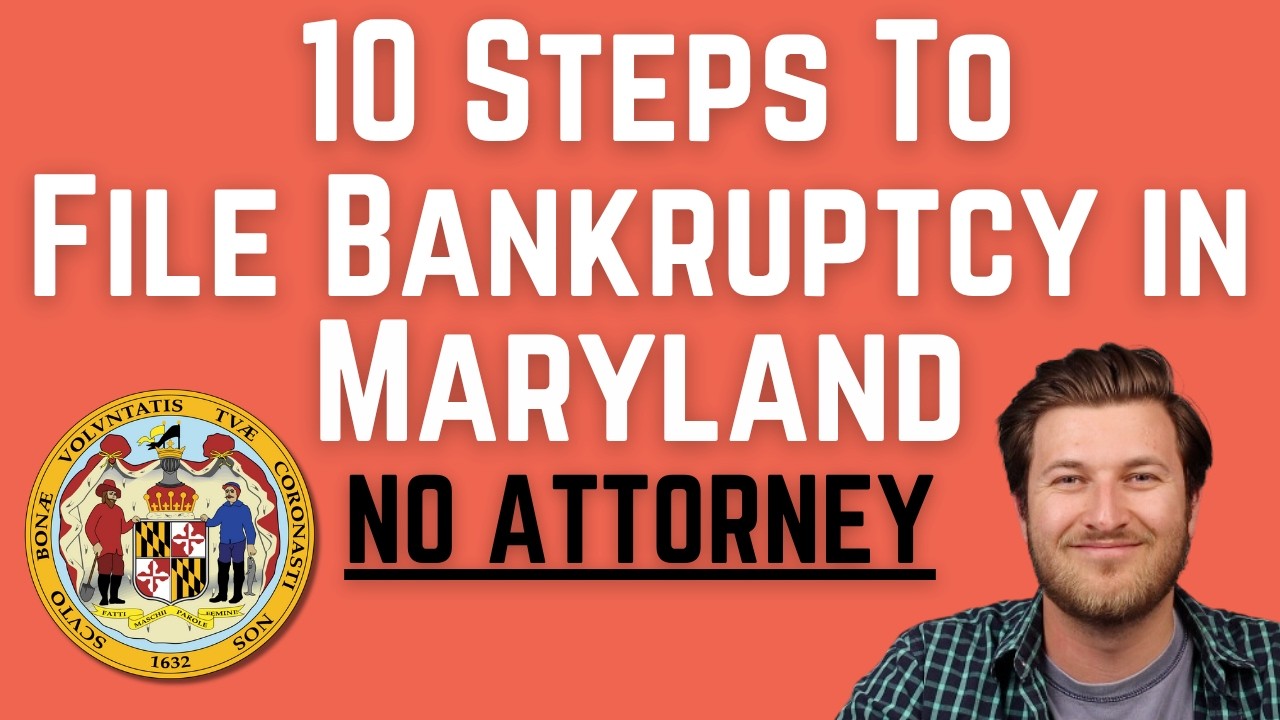 How to File Bankruptcy in Maryland Without An Attorney - YouTube