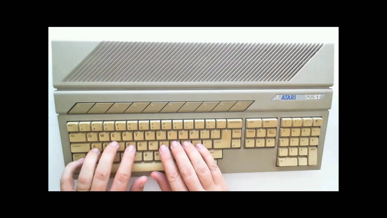 Atari 520ST vintage keyboard review - YouTube