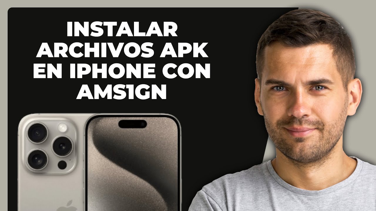 Cómo Instalar Archivos APK en iPhone con AMS1GN - Tutorial Completo (2024) - YouTube