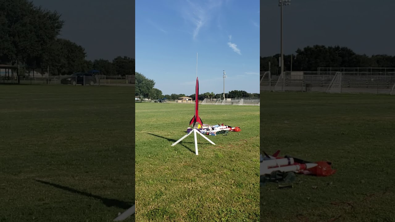 Launching rocket Pro series IMPULSE - YouTube