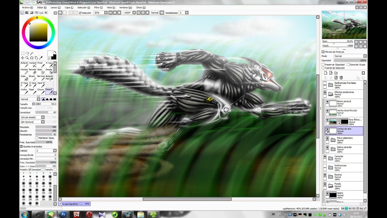 Crysis NanoFoX - Maximum Speed _ SpeedPaint by Unreal-Forever ...