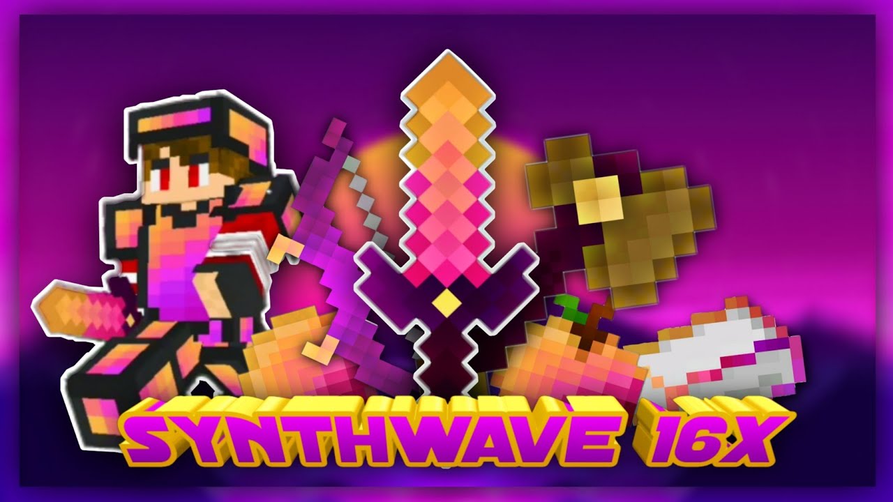 🔸Synthwave 16x 🔸// Pack Release | Minecraft Bedrock Edition Texture ...
