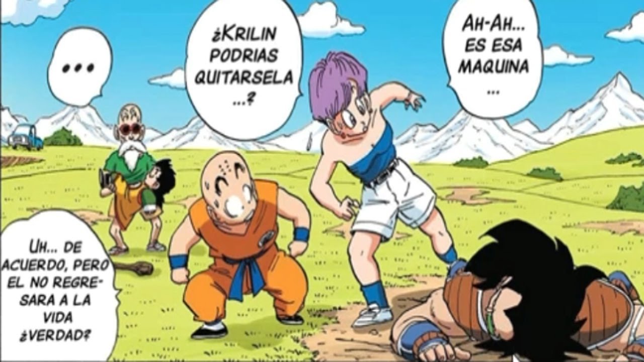 Esto paso con el CUERPO DE RADITZ en el MANGA DRAGON BALL - YouTube