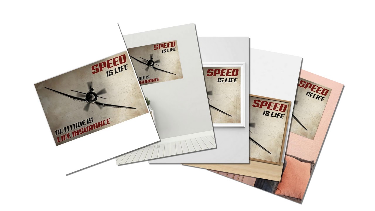 Poster Speed is life altitude is life insurance - YouTube