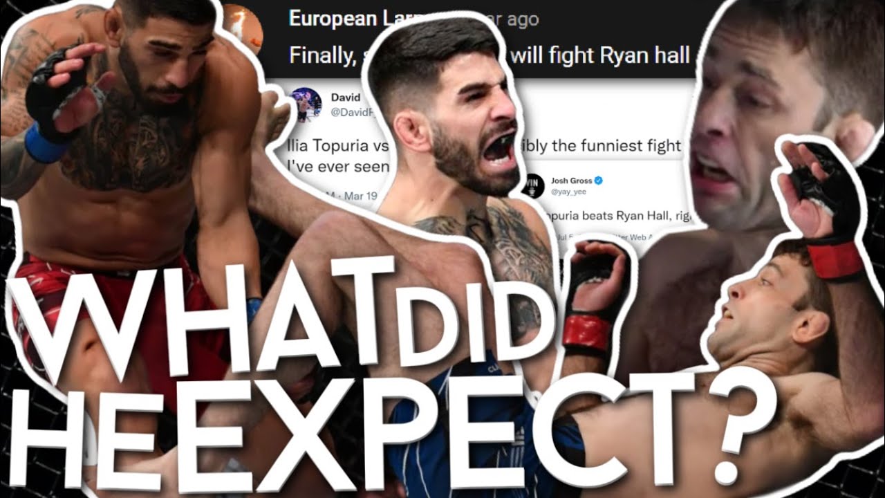 Ryan Hall Imanari Rolls Into a KO Loss vs Ilia Topuria | UFC 264 - YouTube