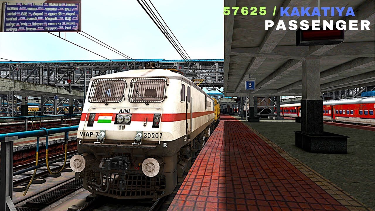 Indian Railway Train Simulator Pc Gameplay || 57625 KAKATIYA ...
