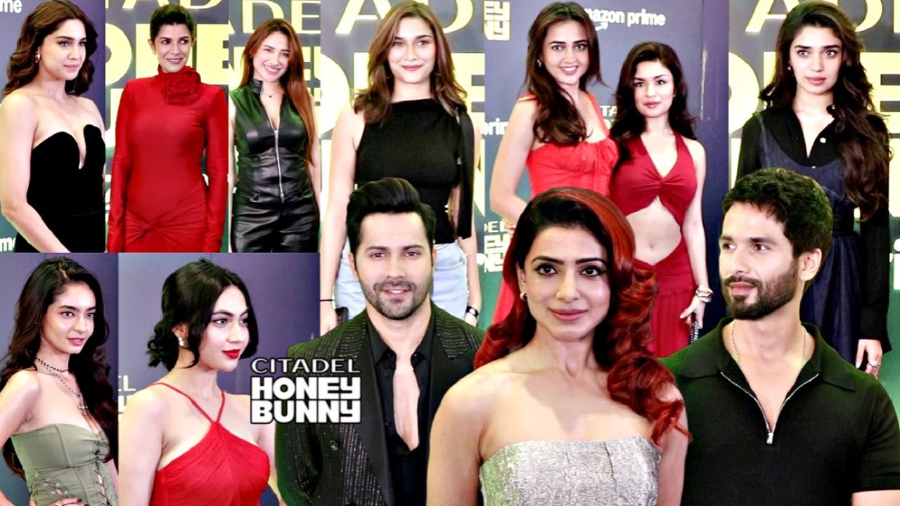 UNCUT Citadel Honey Bunny Grand Premier | Varun Dhawan, Samantha ...
