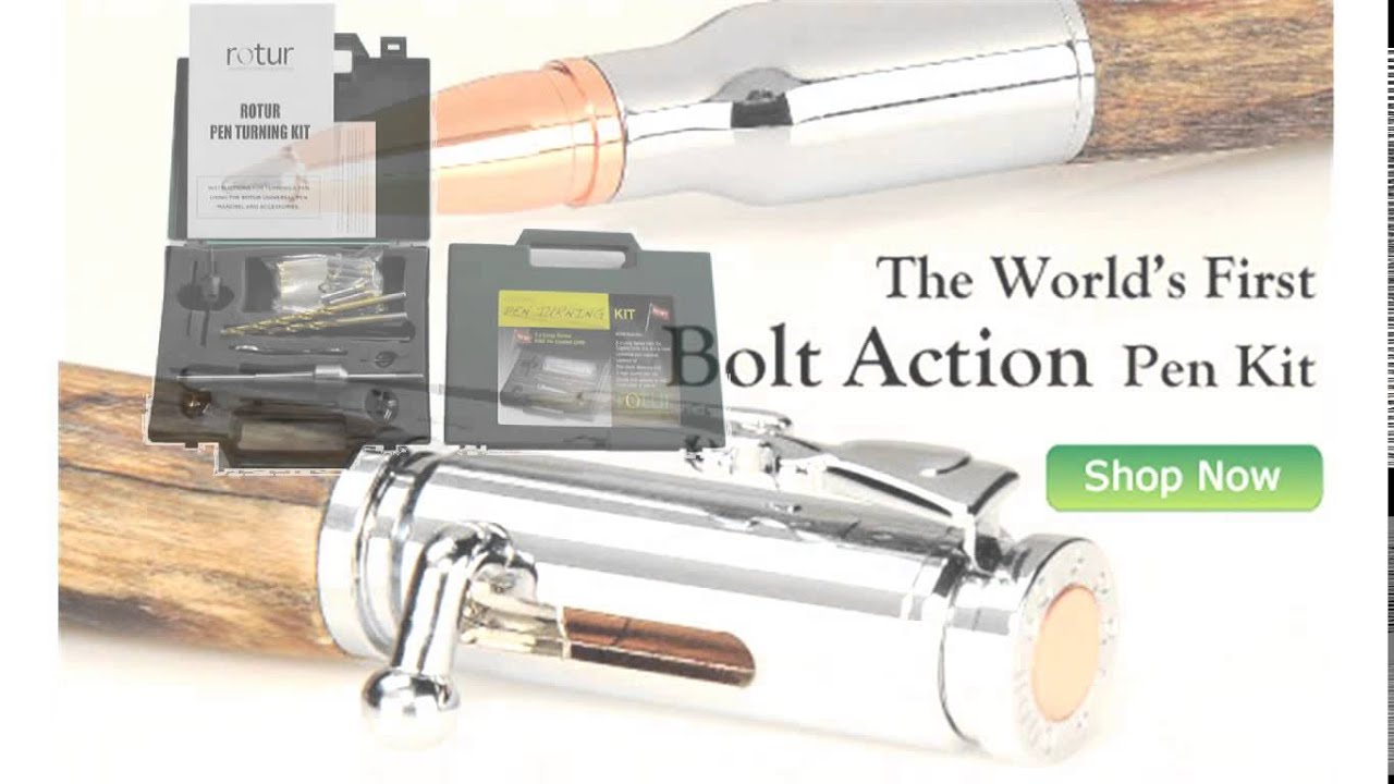 pen turning kits - YouTube