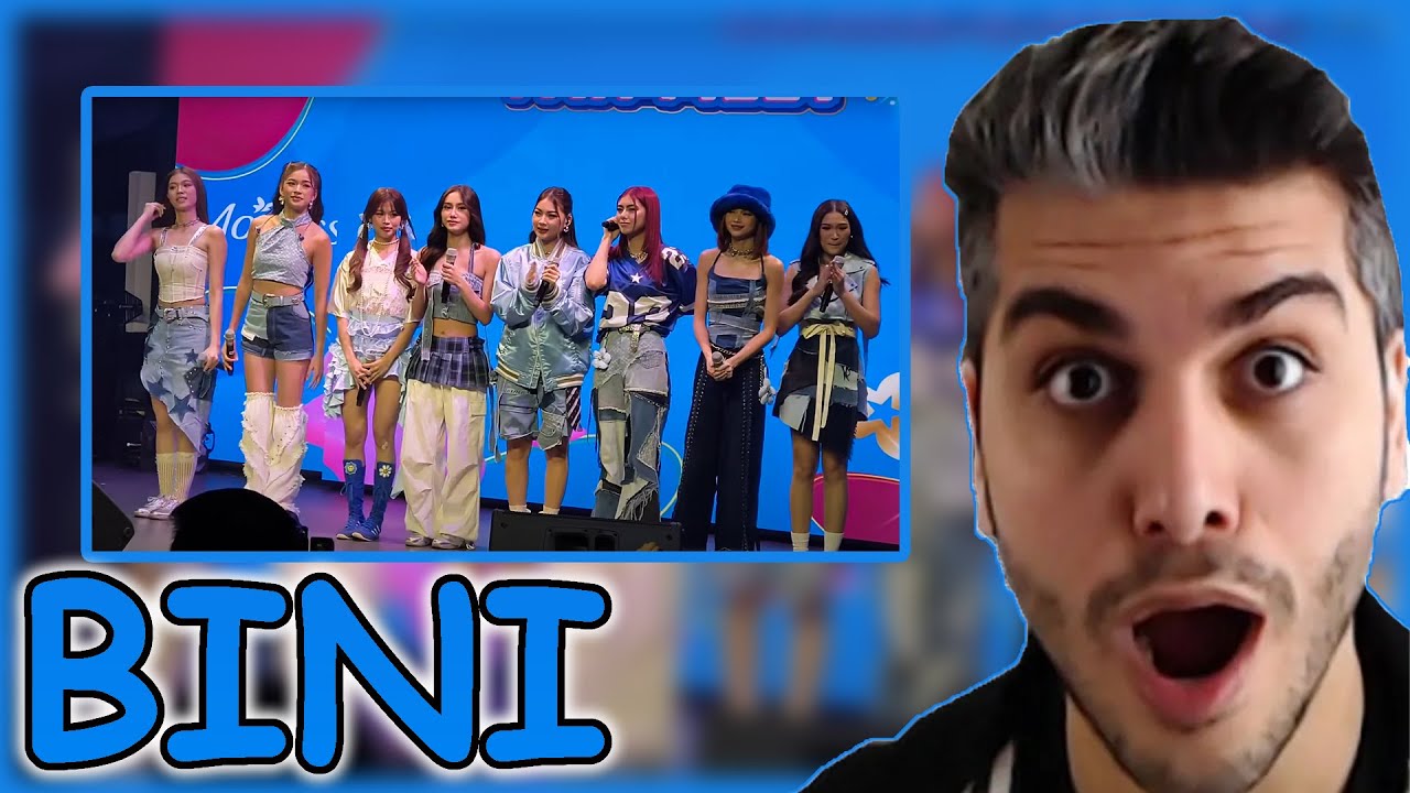 BINI performs 'Feel Good' live at Modess x BINI Fan Meet REACTION - YouTube