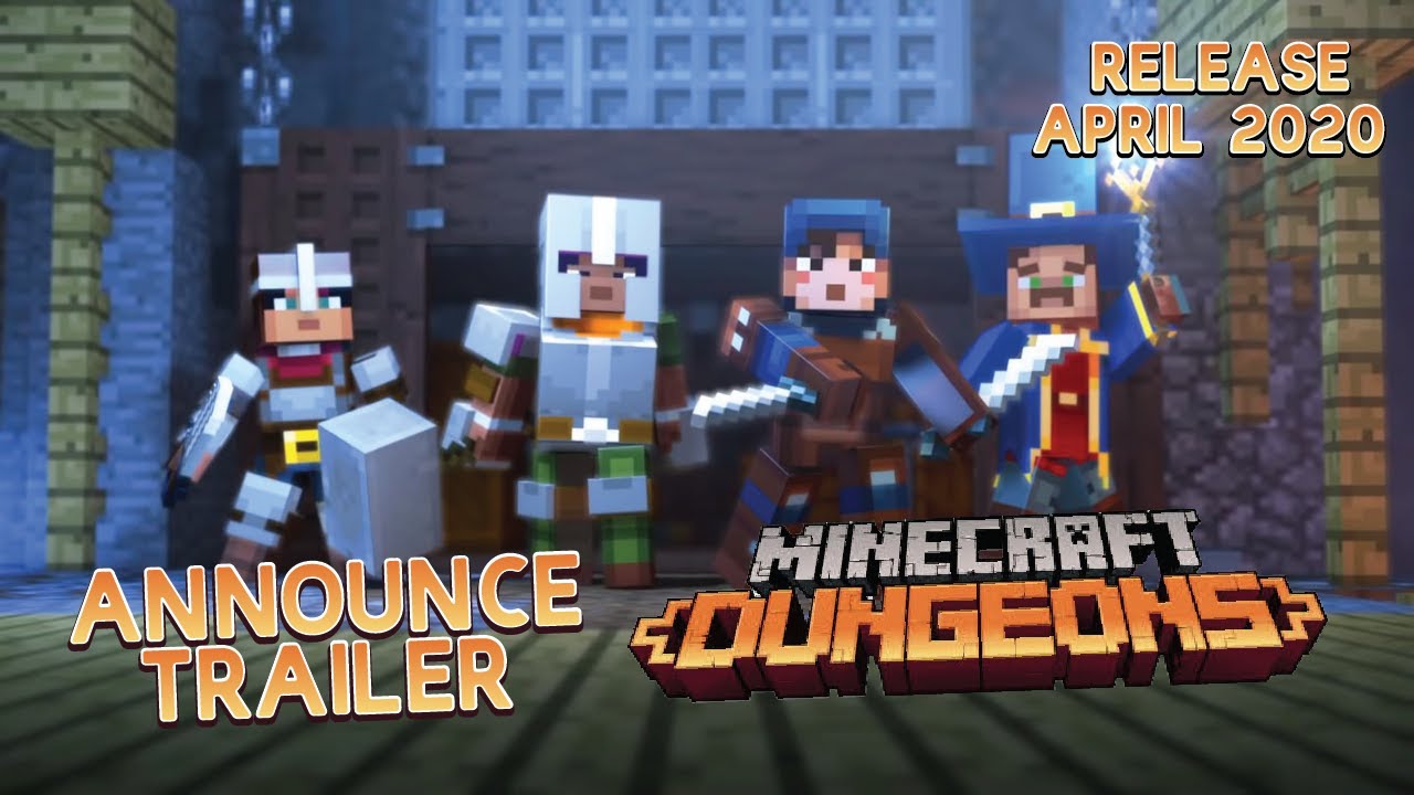 MINECRAFT DUNGEONS (2020) Announce Trailer HD - YouTube