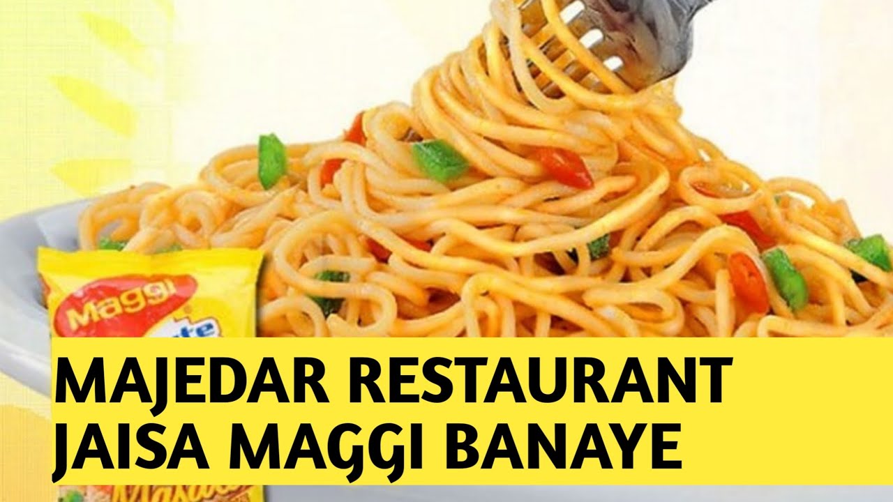 #maggi #masala Maggi ekadam restaurant jaisa - YouTube