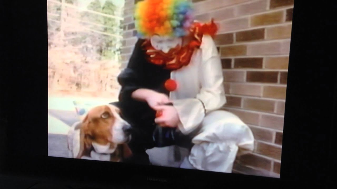 Actor Bill Russell, "clown scene" from "Johnny Verbeck's Machine" 1994 ...