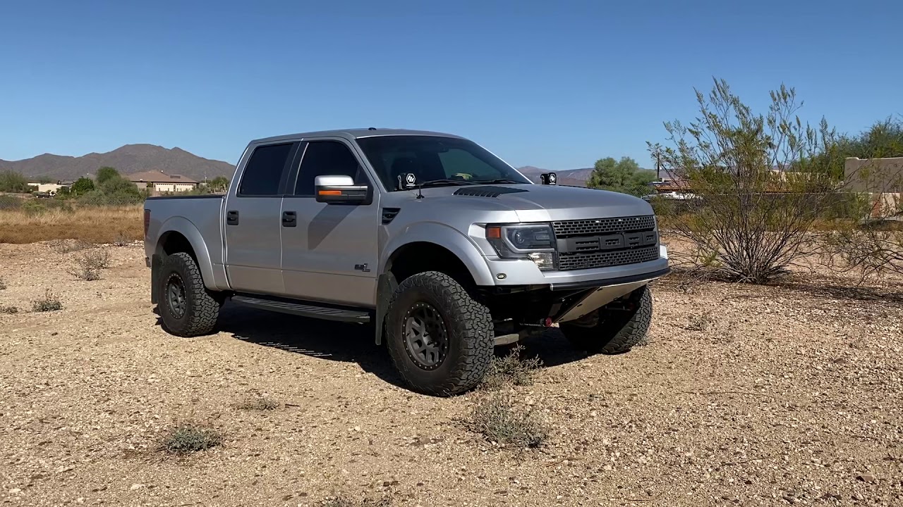 Ford Raptor Prerunner custom bumpers with tow hitch - YouTube